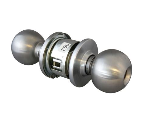 Arrow Grade 2 Storeroom Knob Ball Less Latch Less Cylinder Satin Chrome Mk12bd26d Less