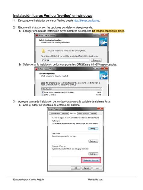 Instrucciones Iverilog En Windows Pdf Programación De Computadoras