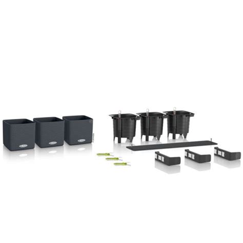 Wall Mounted Self Watering Flower Pot Set Green Wall Home Kit Colour