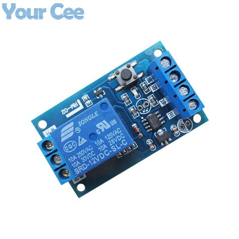 V Bond Button Bistable Relay Module Car Modification Switch One Key Start And Stop Self