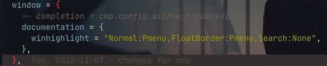 Cmp Highlight Popup R Neovim