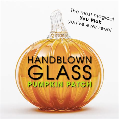 Handblown Glass Pumpkin Patch 2bglass