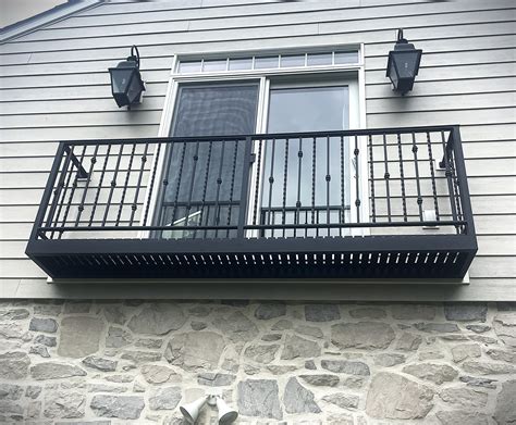 Custom Juliet Balcony Compass Ironworks