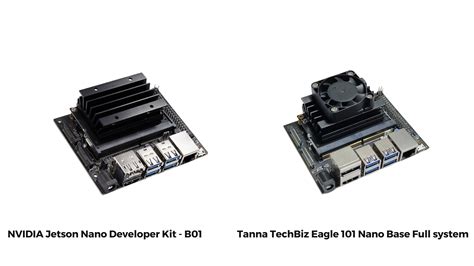 Comparison Between Tanna Techbiz Eagle 101 Nano Base Full System Vs Nvidia Jetson Nano Developer