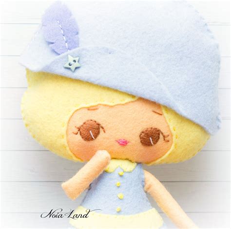 Pdf Sweet Girl Pattern Plush Doll Pattern Softie Pattern Etsy