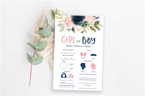 Touchdowns Or Tutus Gender Reveal Voting Board Navy And Blush Gender