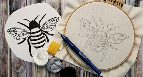 Queen Bee Free Punch Needle Pattern Tutorial Marching North