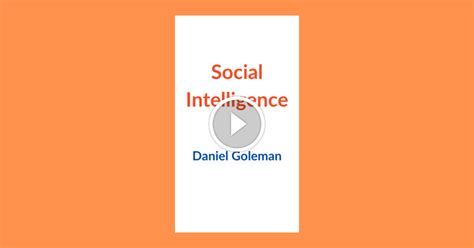 ملخص كتاب الذكاء الاجتماعي ومراجعته دانيال جولمان