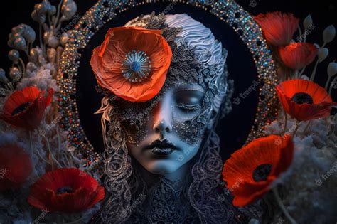 Premium Ai Image A Fantasy Portrait Of Ancient Roman Goddess Venus