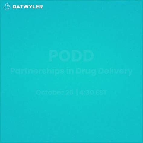 Datwyler Group On Linkedin Join Datwyler At Podd 2021