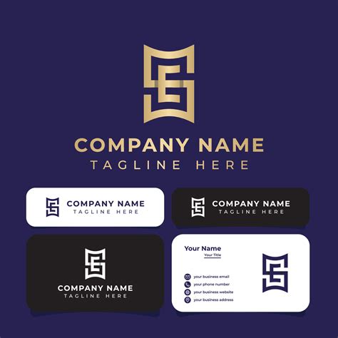 Unique Se Monogram Logo Suitable For Any Business With Se Or Es