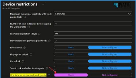 Prevent One Lock For Android Device And Work Profile Access Using