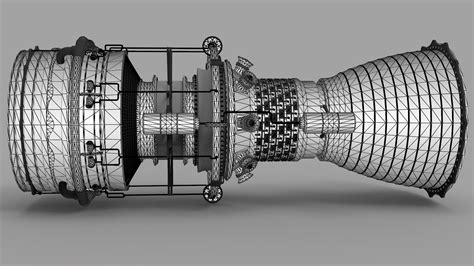 Turbofan Jet Engine 3d Model Cgtrader