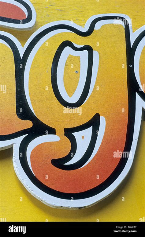 Lowercase Letter G Stock Photo Alamy