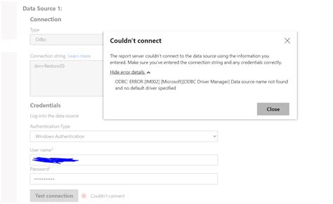 Solved Data Refresh Error In Report Server Microsoft Fabric Community