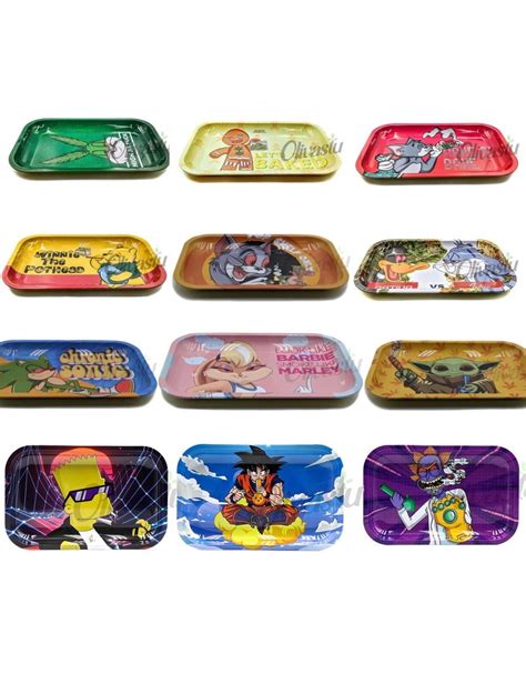 Smoke Arsenal Premium Metal Rolling Trays Medium Rolling Trays