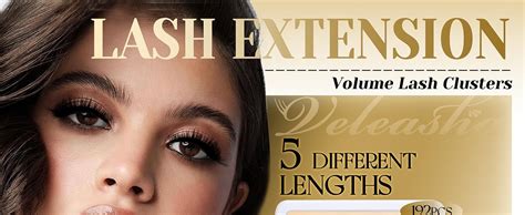 Veleasha Lash Clusters 80d Fluffy Individual Lashes 10