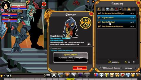 Aqw Sword Of Nulgath Pet YouTube