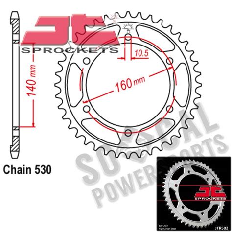 Jt Sprockets Steel Rear Sprocket Jtr50247