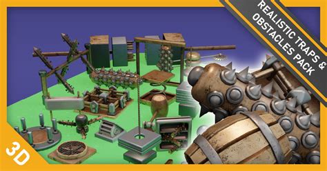 Realistic Traps And Obstacles 3d Environments Unity Asset Store