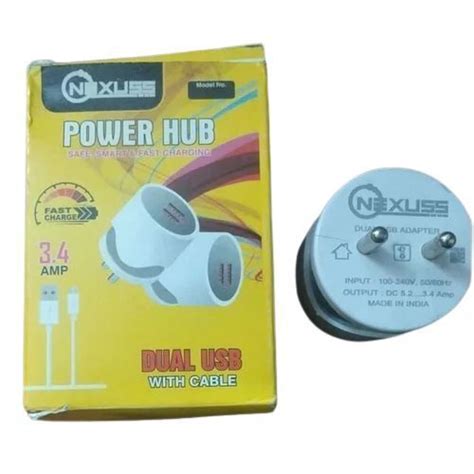 Round Fast Charging Dual Usb With Cable At Best Price In Delhi M S Nexuss