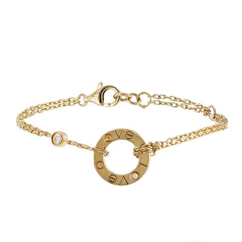 Bracelet Cartier Love 405030 D Occasion Collector Square
