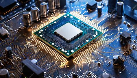Tecnología De La Placa De Circuitos Procesadores Centrales De