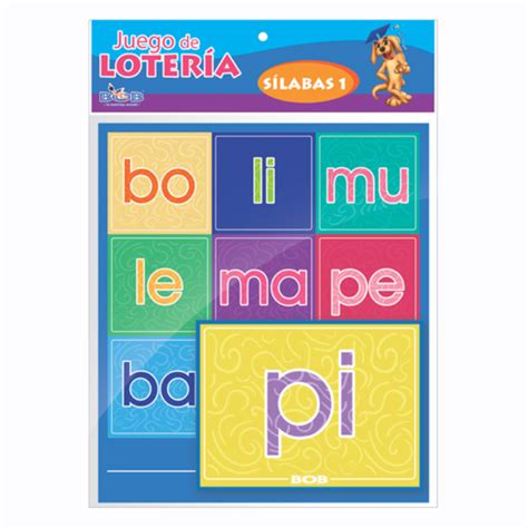 LOT13 Sílabas 1 1 pza Ediciones Bob Shop