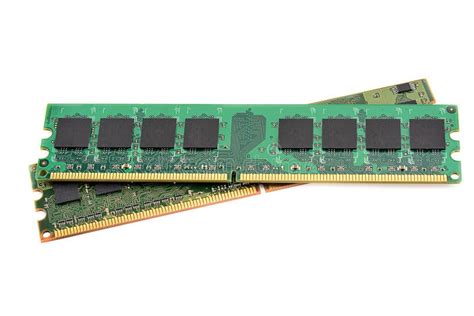 System Main Memory Random Access Memory Computer Detail Close Up