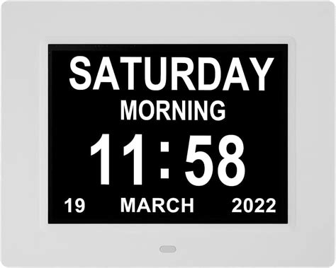 8 7 Inch Digital Day Date Clock With 5 Alarms Desertcart Bermuda