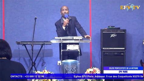 Le Combat Spirituel Pasteur Constat Efwanga Essuey Youtube