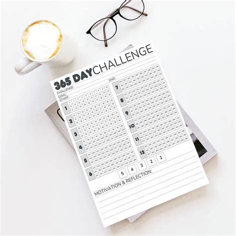 Free 365 Day Challenge Calendar Printable Pdf