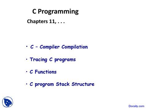 compiler compilation machine organization lecture slides docsity