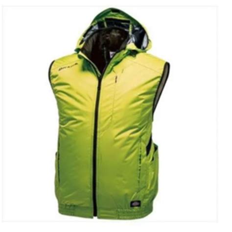 48％割引グリーン系 2xl 3l 【大放出セール】 れれれ様dickies 空調風神服 マッスルバックチタンベストライム サイズ3l ベスト