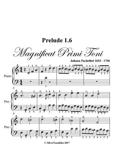 Prelude 16 Magnificat Primi Toni Easy Piano Sheet Music By Johann