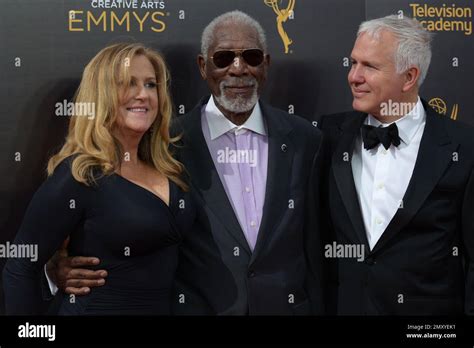Lori Mccreary From Left Morgan Freeman And James Younger Arrive At