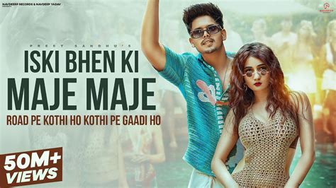 Preet Sandhu Iski Bhen Ki Maje Maje Lyrics Lyrics Parrot