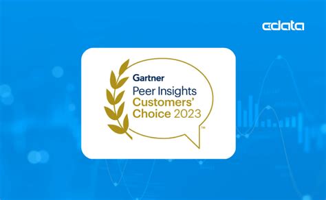 CData Software が2023 Gartner Peer Insights のデータ連携分野でCustomers Choice に選出