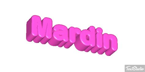Mardin Name Animated  Logo Designs