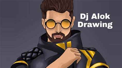 Free Fire Drawing Alok