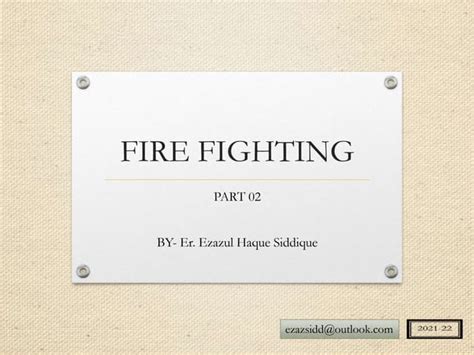 Fire Hydrant Systemppt