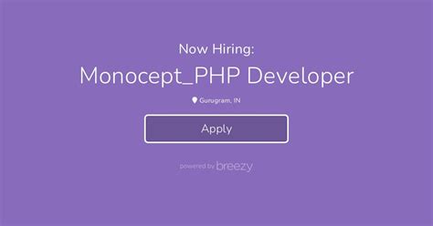Monoceptphp Developer At Nexthire