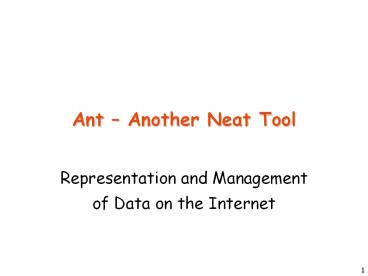 PPT Ant PowerPoint Presentation Free To Download Id 1353fc ZThmN