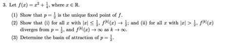 solved 3 let f x x2 41 where x∈r 1 show that p 21 is