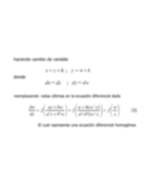 SOLUTION Ecuaci N Diferencial De Primer Orden Y Segundo Orden Studypool