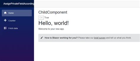 Blazor How To Set Value Of Private Field Or Property In A Component