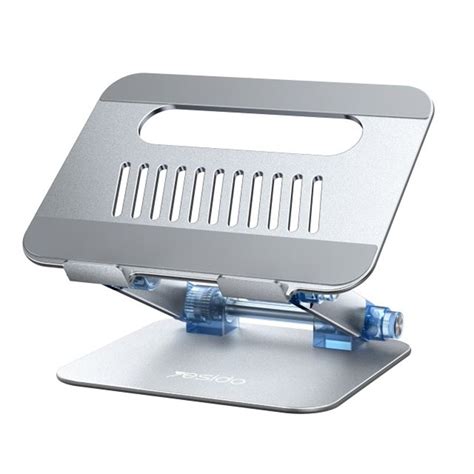 Suport Laptop Yesido LP Din Aliaj Aluminiu Pliabil Argintiu EMAG Ro
