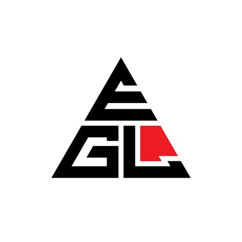 EGL Triangle Letter Logo Design With Triangle Shape EGL Triangle Logo