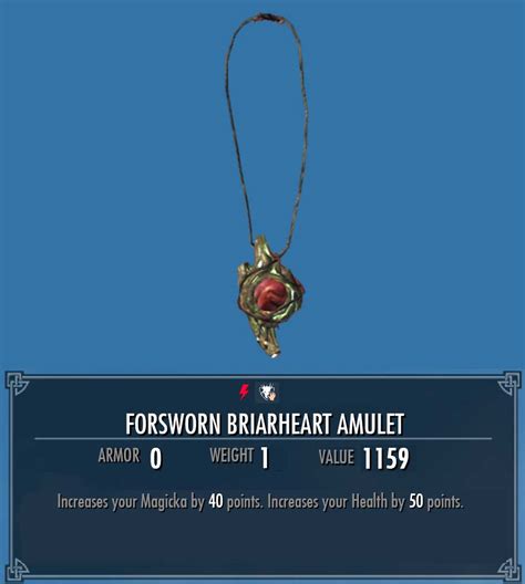 Forsworn Briarheart Amulet Legacy Of The Dragonborn Fandom