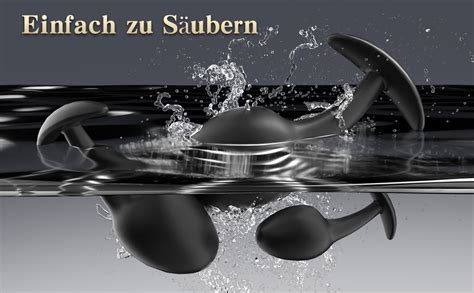 Sexspielzeug Analplug Silikon AnalPlug für Frauen und Männer ButtPlug für Anfänger und